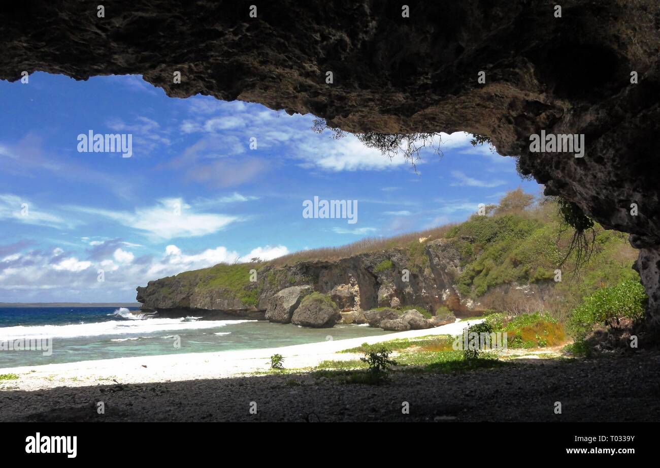 Ladder beach in saipan hi-res stock photography and images - Alamy