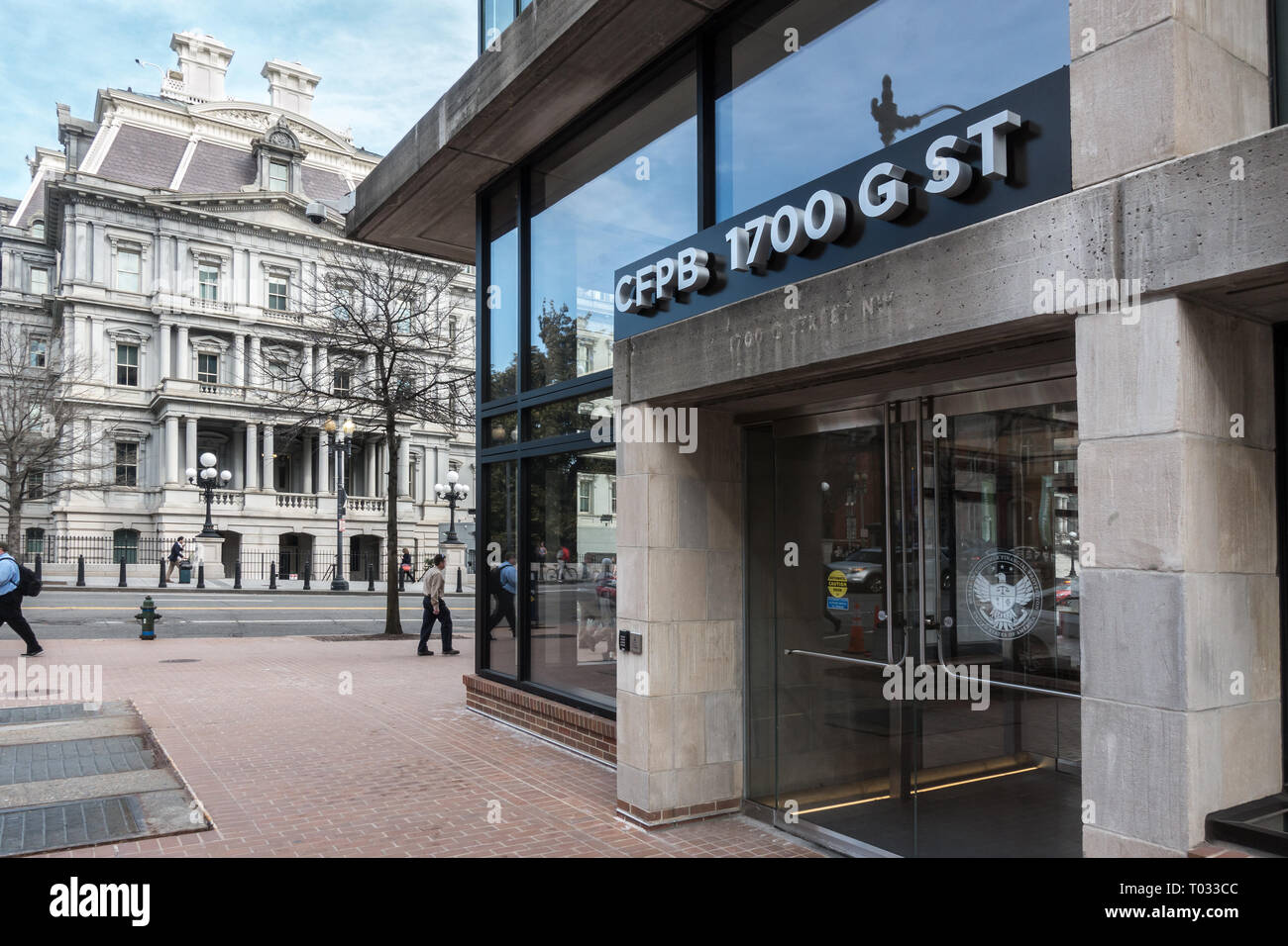 Consumer Financial Bureau Protection - CPFB - headquarters. Eisenhower ...