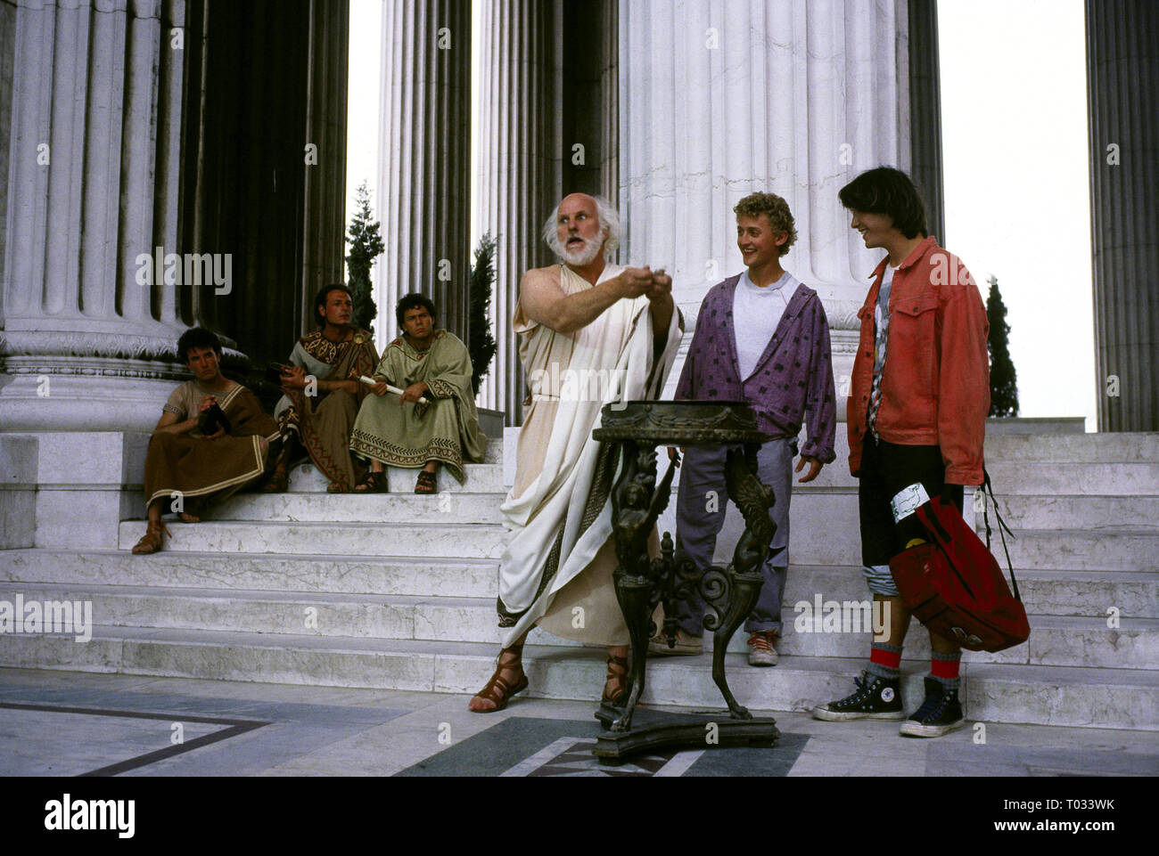 BILL & TED'S EXCELLENT ADVENTURE, TONY STEEDMAN, ALEX WINTER , KEANU ...