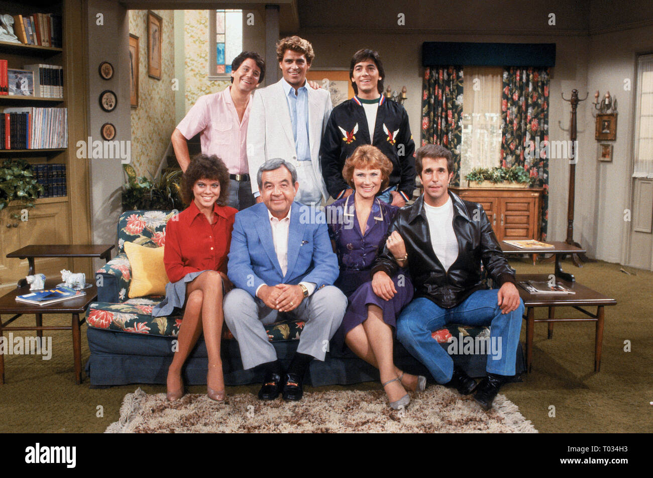HAPPY DAYS, ANSON WILLIAMS, TED MCGINLEY, SCOTT BAIO, FR. ERIN MORAN ...