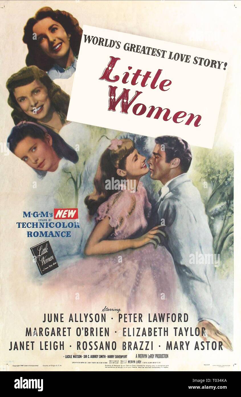 Little women movie poster hi-res stock photography and images - Alamy