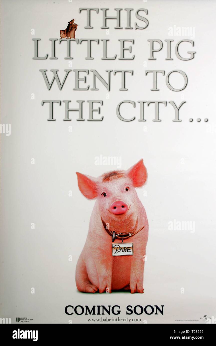 Babe Film Pig High Resolution Stock Photography and Images - Alamy
