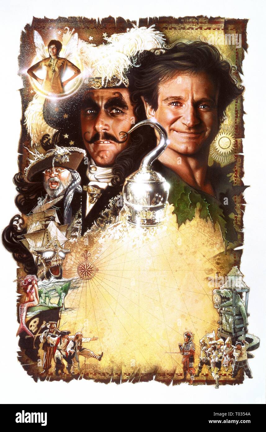 Dustin Hoffman Robin Williams Hook High Resolution Stock Photography ...