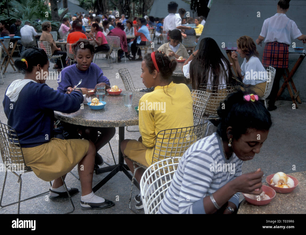 Coppelia, ice-cream park in Havana, Cuba Stock Photo - Alamy