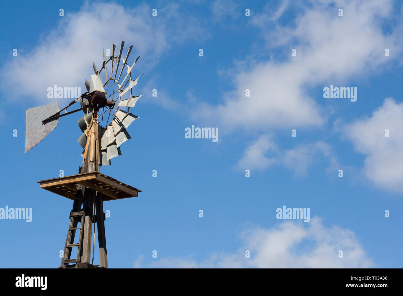 Old fashioned windmill wind turbine hi-res stock photography and images ...