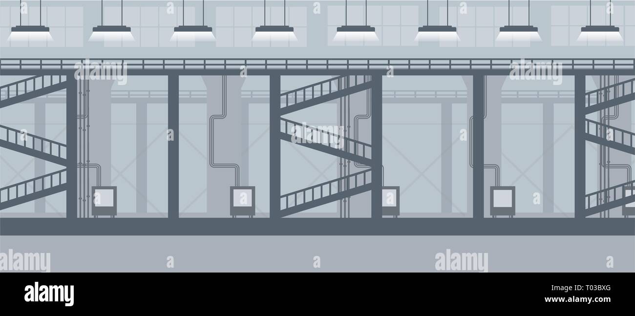 Factory ceiling light Stock Vector Images - Alamy