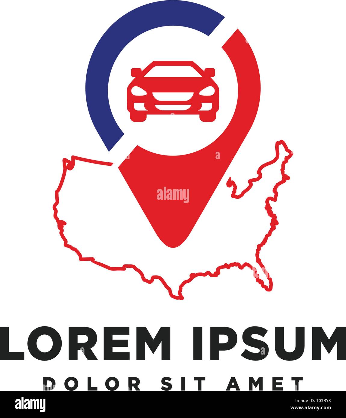 american travel navigator logo template vector illustration icon ...