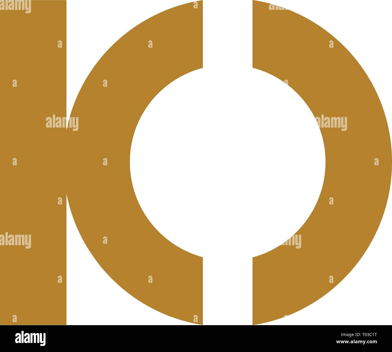 io letter logo template vector illustration icon element isolated ...