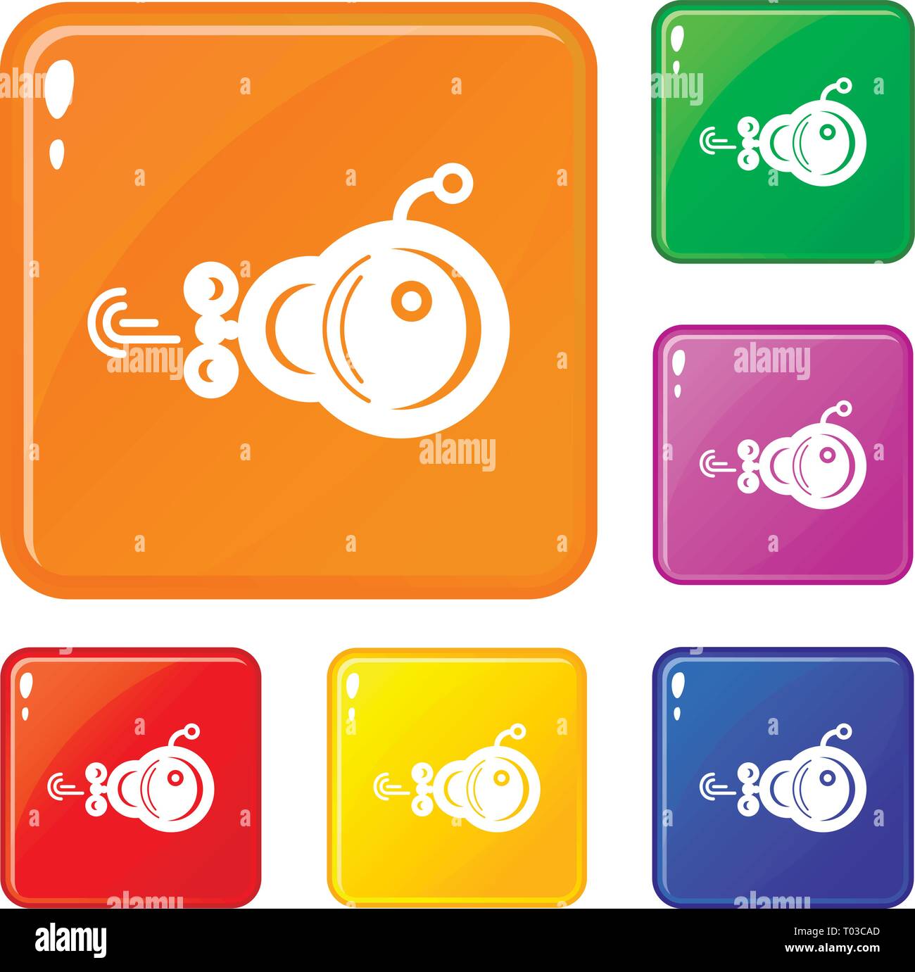 Bathyscaphe icons set vector color Stock Vector Image & Art - Alamy