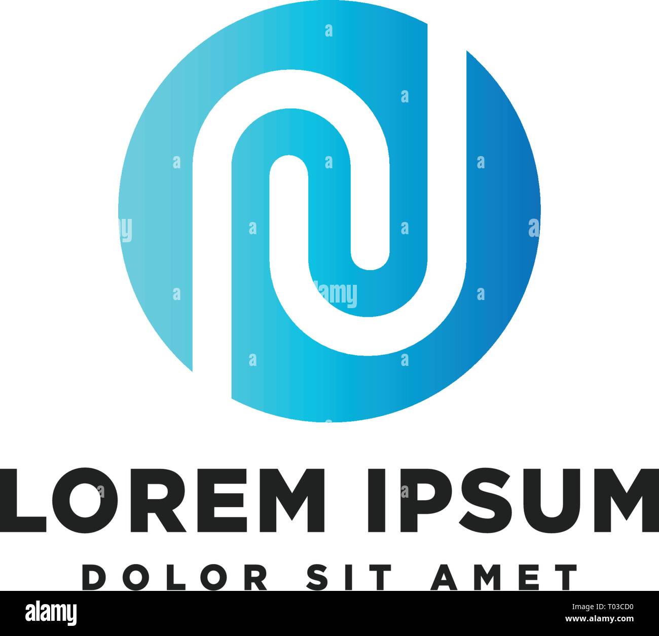 letter N business logo template vector illustration icon element ...