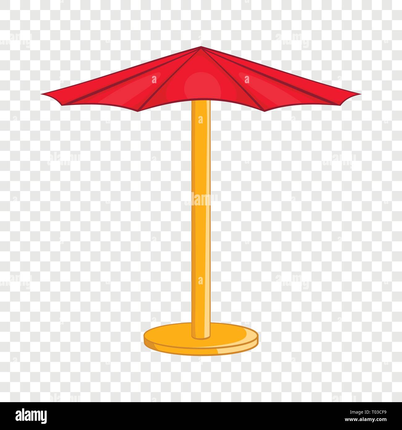Beach umbrella icon, cartoon style Stock Vector Image & Art - Alamy