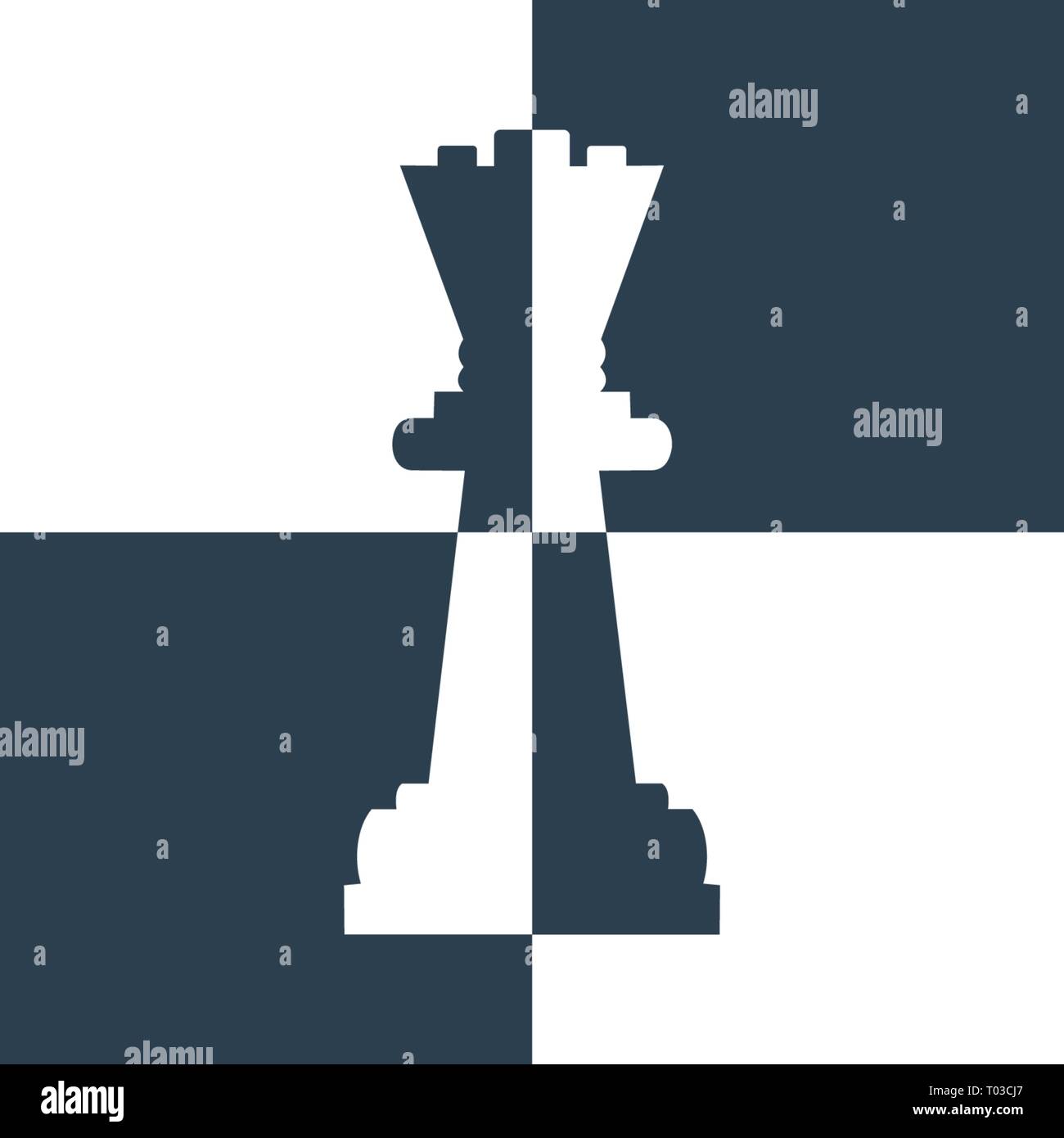 Chess club logo hi-res stock photography and images - Alamy