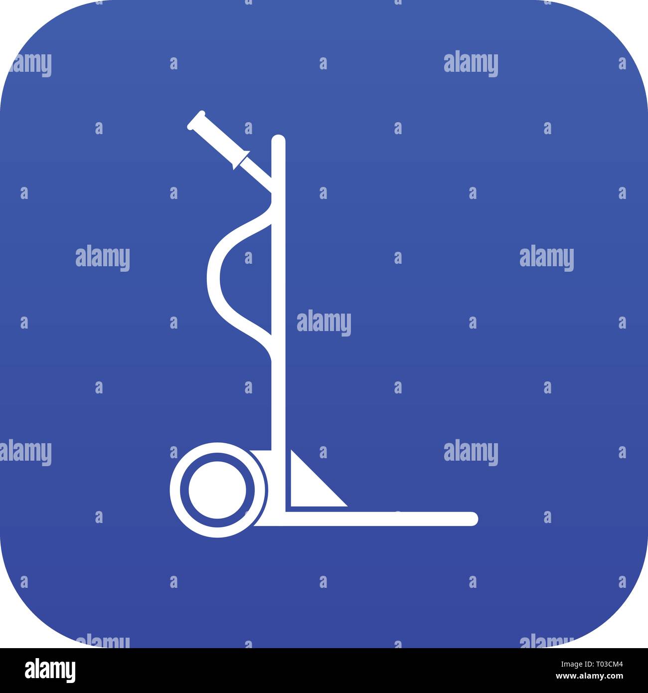 Large size trolley icon blue vector Stock Vector Image & Art - Alamy