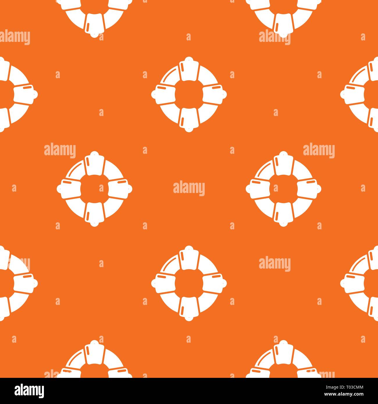 Lifebuoy pattern vector orange Stock Vector Image & Art - Alamy