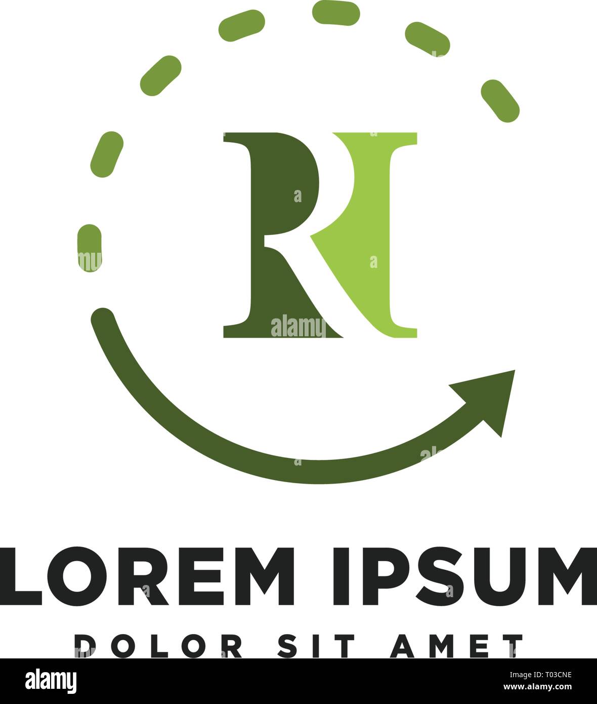 rn letter buisness logo template vector illustration icon element ...