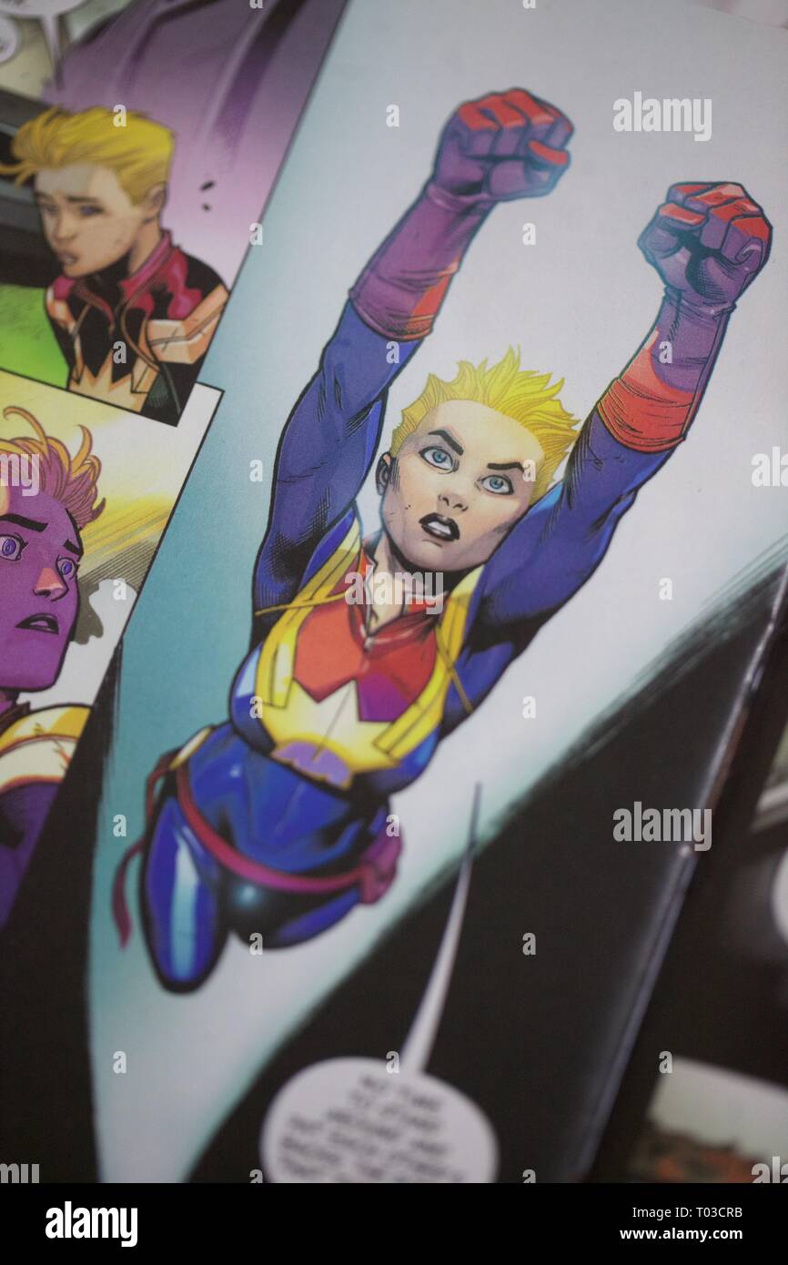 Captain marvel hi-res stock photography and images - Alamy