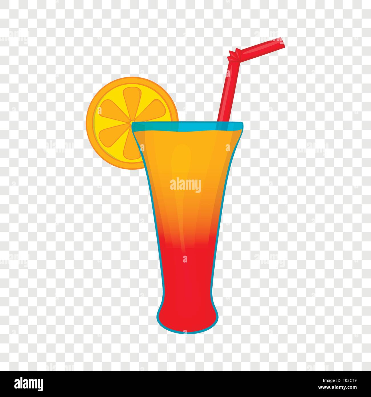 Fruit cocktail icon, cartoon style Stock Vector Image & Art - Alamy