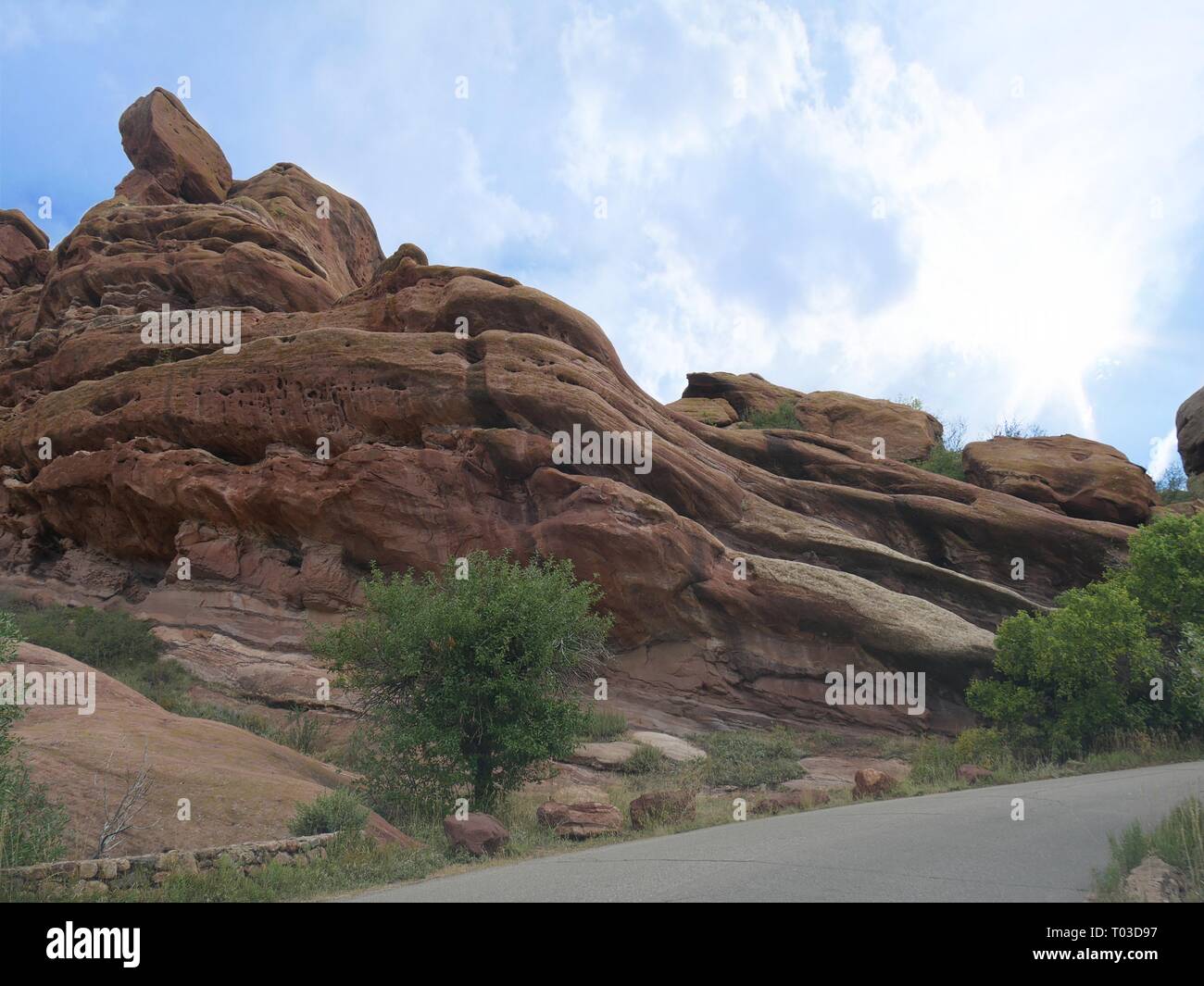 Red rocks colorado ampitheater hi-res stock photography and images - Alamy