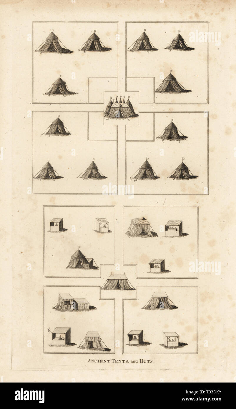 Royal encampment, era of King Henry VIII, showing the royal quarters ...