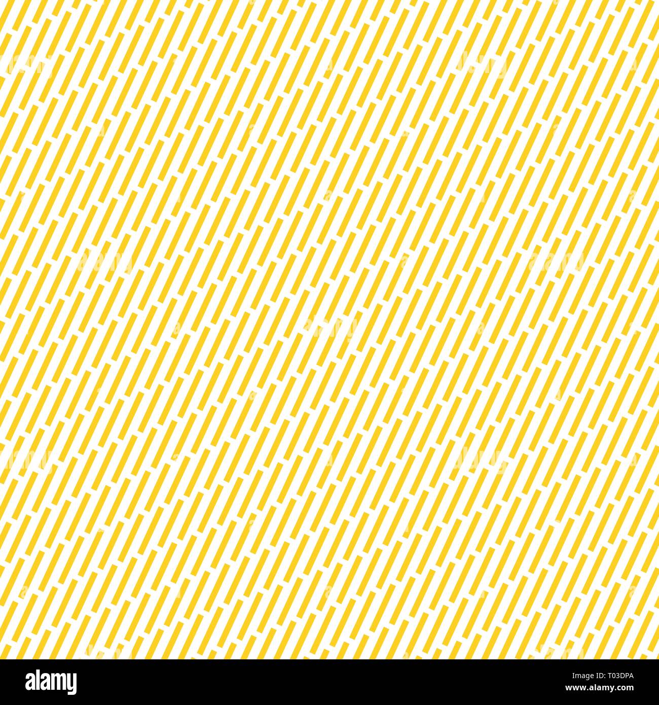 Yellow Diagonal strokes pattern. Dashes motif. Hatches background ...