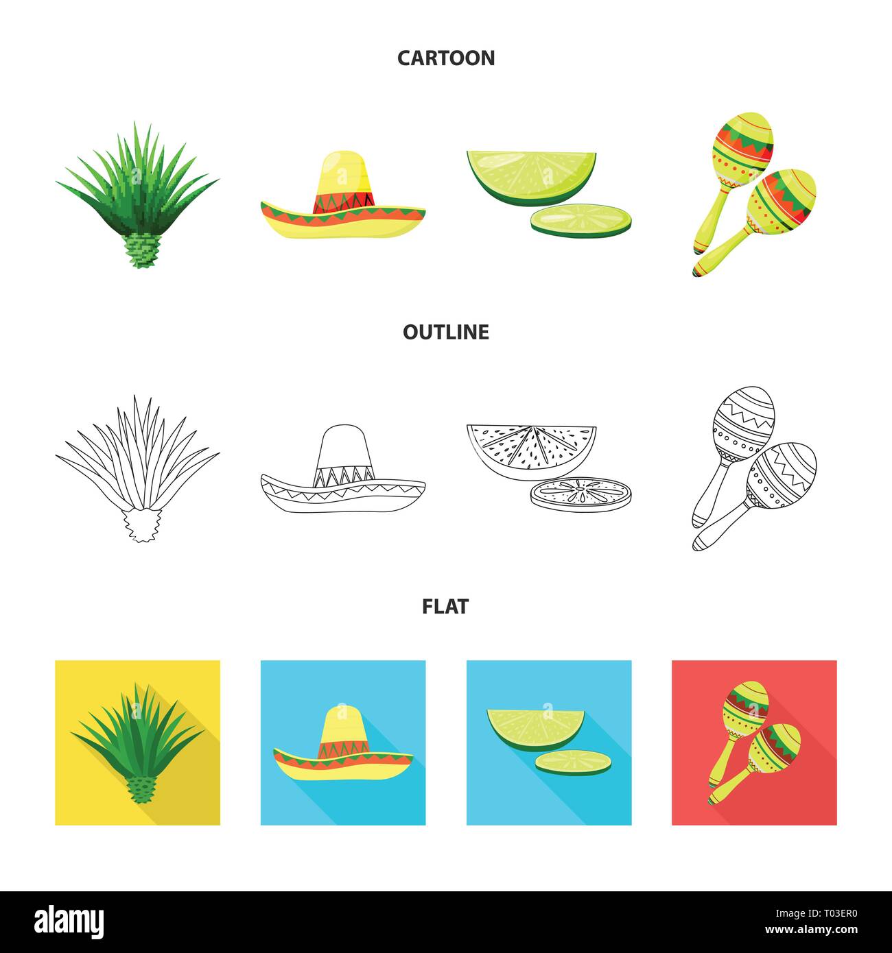 agave,sombrero,lime,maraca,plant,mexican,green,instrument,leaf,Spanish ...