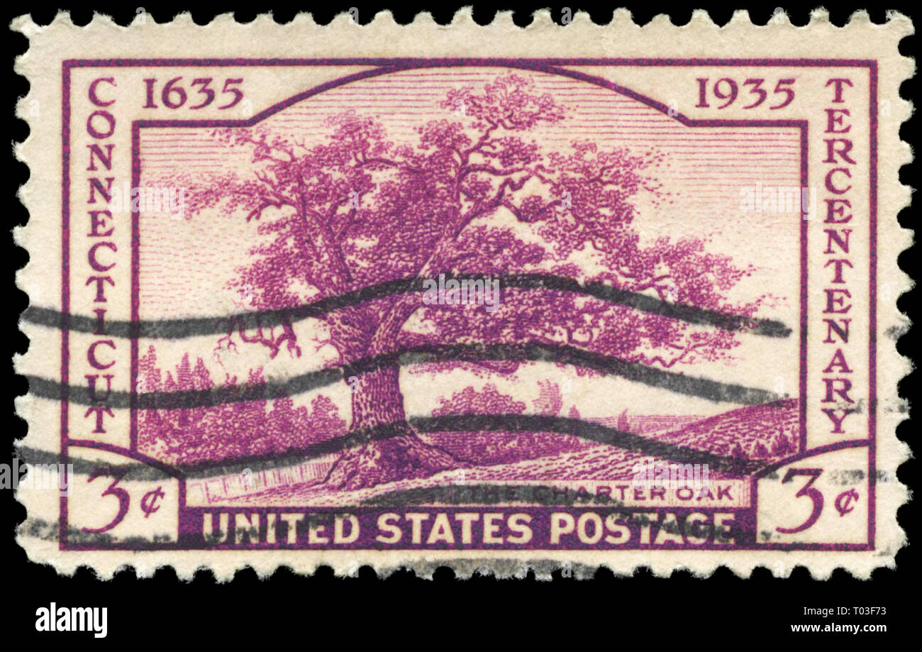 Connecticut stamp hi-res stock photography and images - Alamy