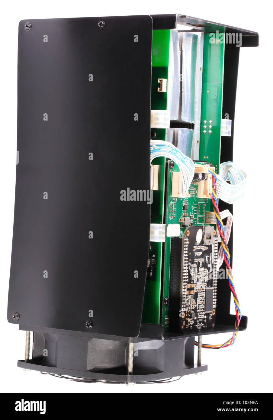 electronic device isolated on white background Stock Photo - Alamy