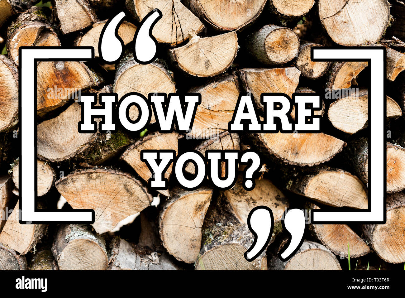 Handwriting text writing How Are Youquestion. Conceptual photo Your ...