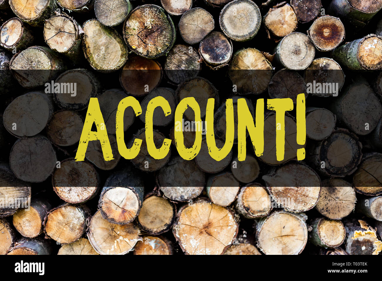 Word writing text Account. Business photo showcasing Description ...