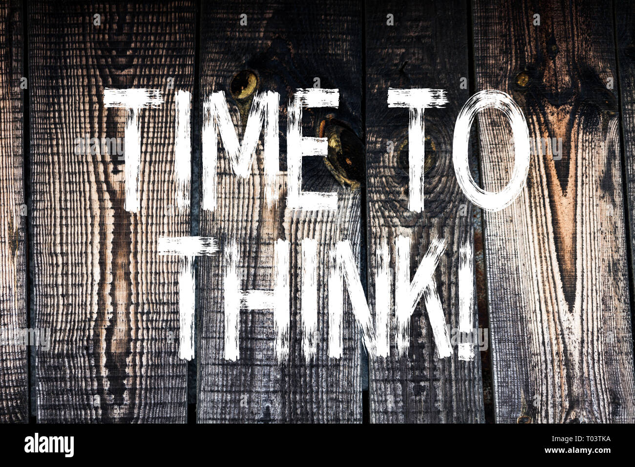 Text sign showing Time To Think. Business photo showcasing Thinking ...