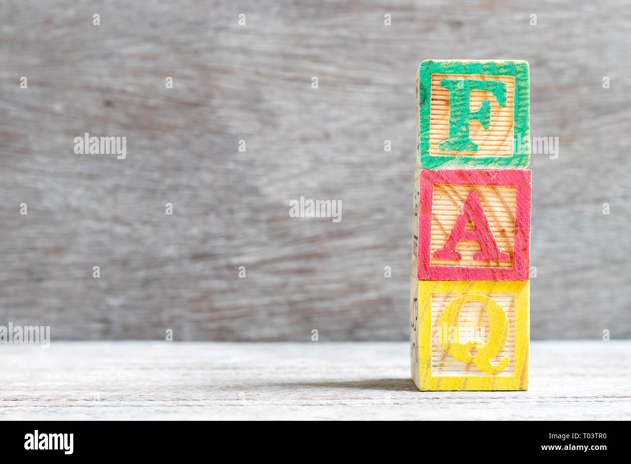 Color letter block in word FAQ (Abbreviation of Frequently Asked ...