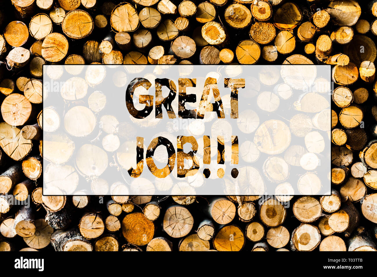 Handwriting text Great Job. Conceptual photo Excellent work Well done Good results Compliment ...