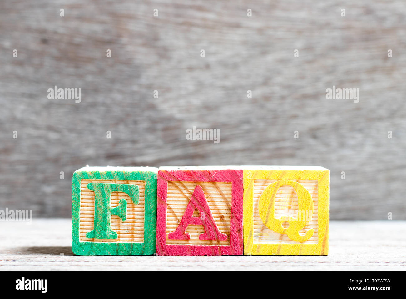 Color letter block in word FAQ (Abbreviation of Frequently Asked ...