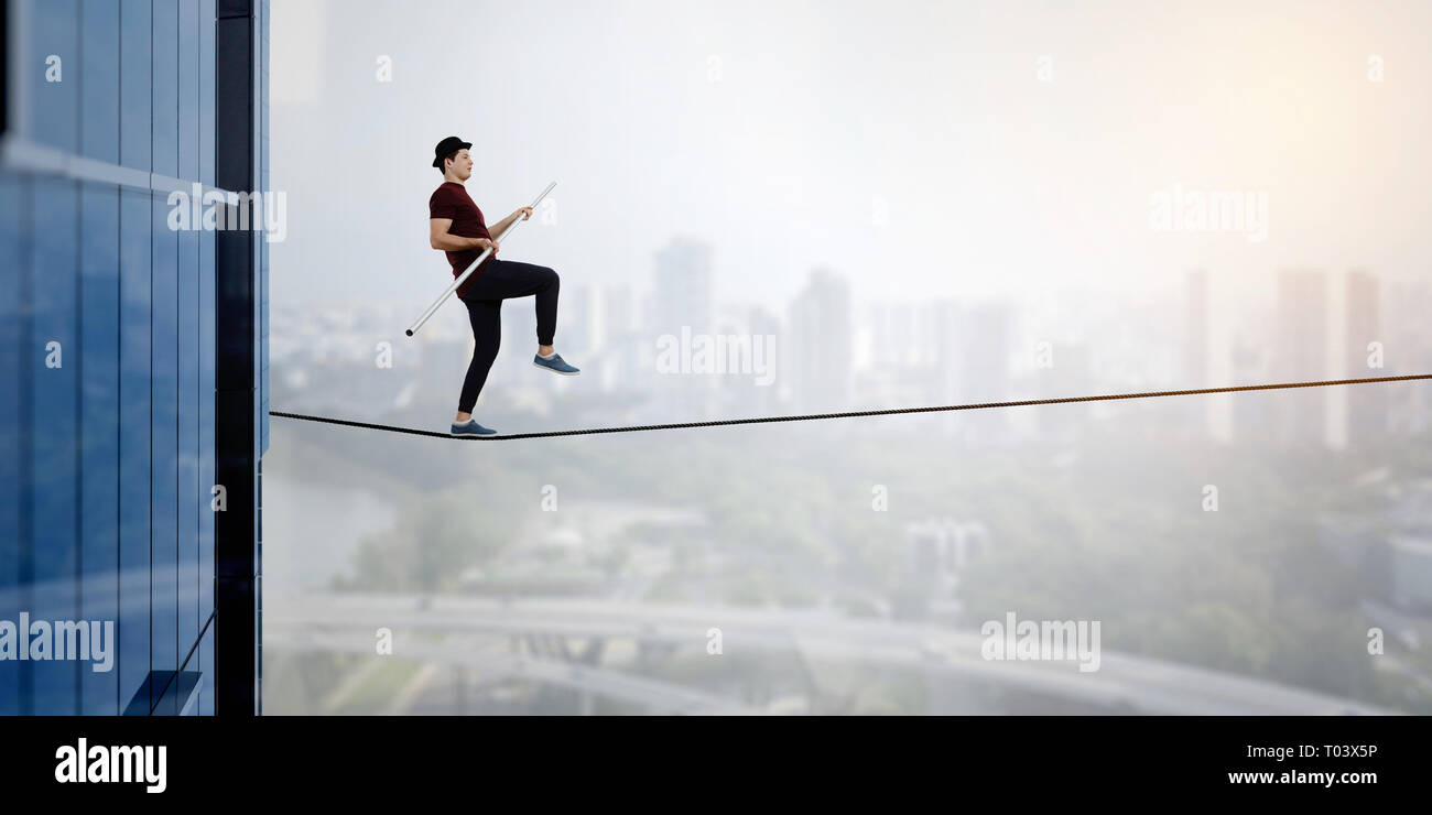 Ropewalker hi-res stock photography and images - Alamy