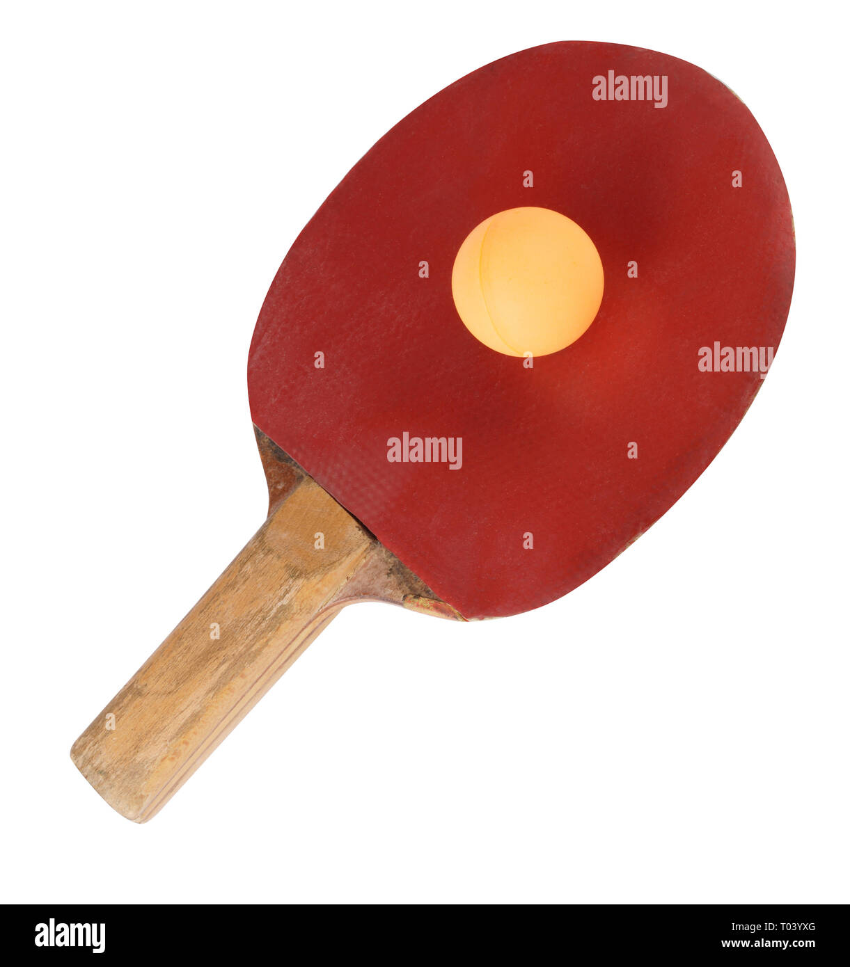 table tennis bat isolated Stock Photo - Alamy