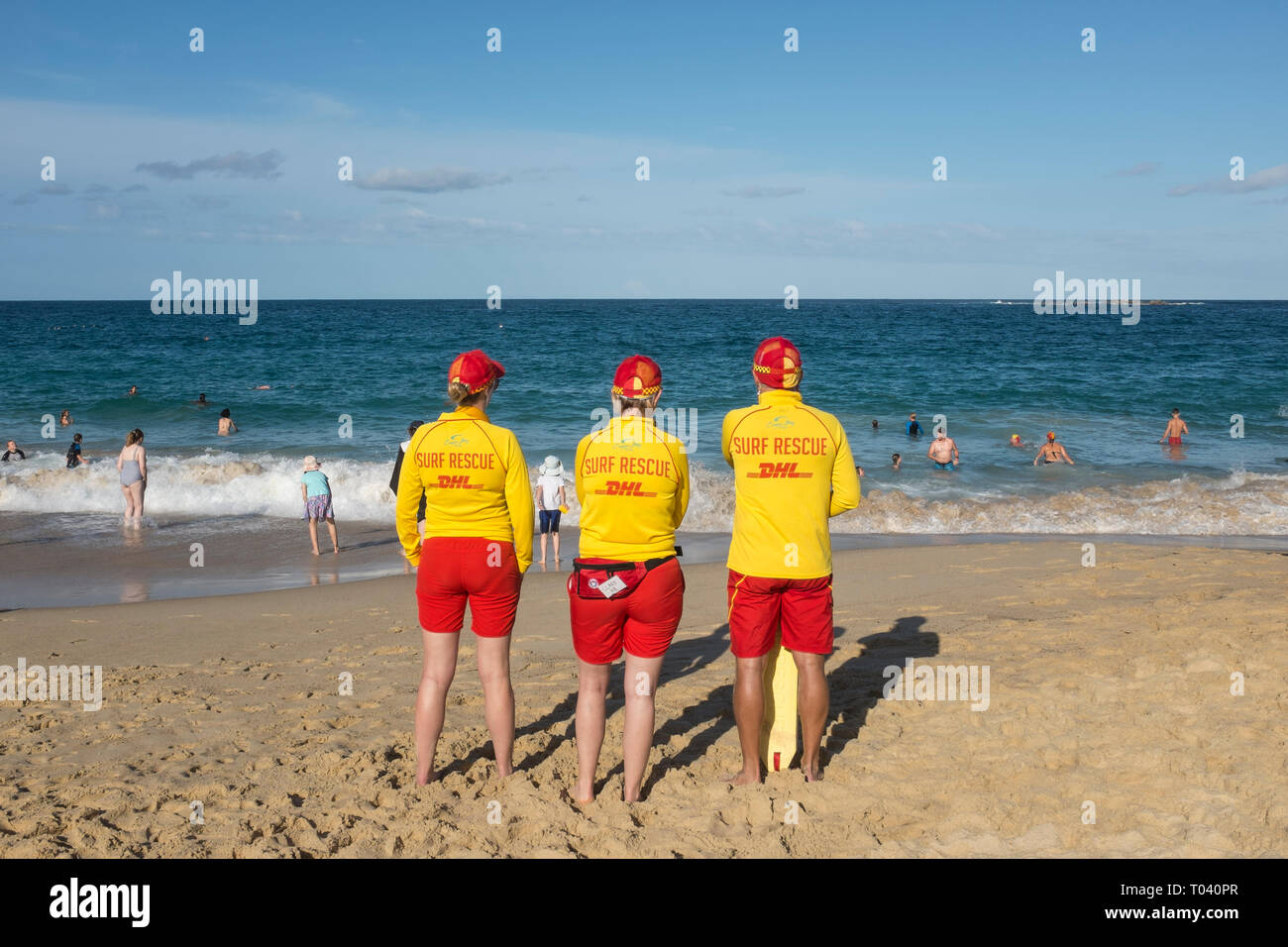 Lifeguards on Coogee beach, Sydney, NSW, Australia Stock Photo - Alamy
