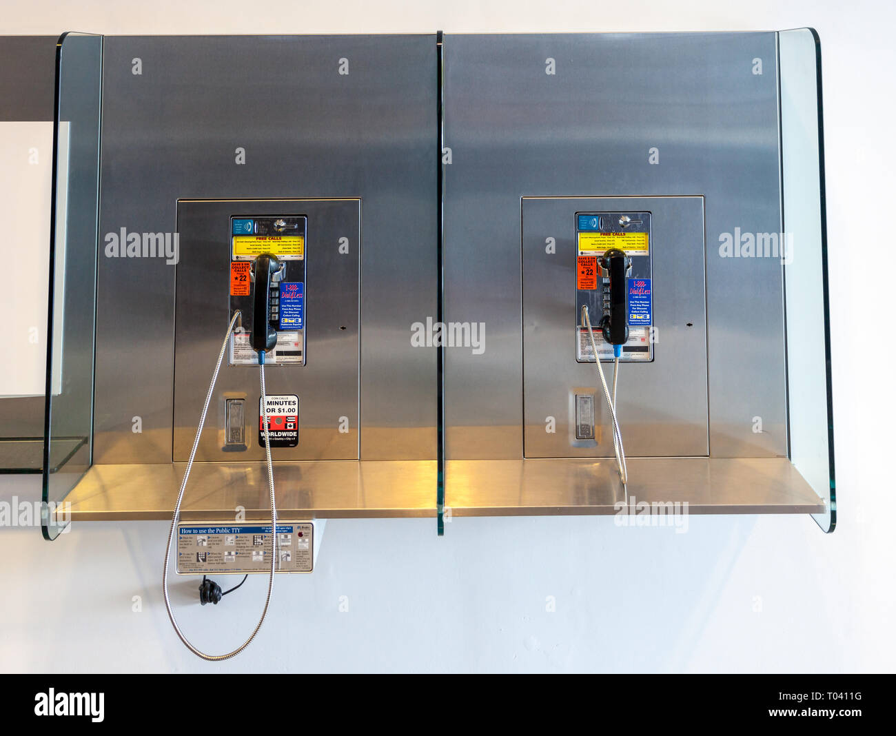 Vintage telephone hanging on the wall hi-res stock photography and ...