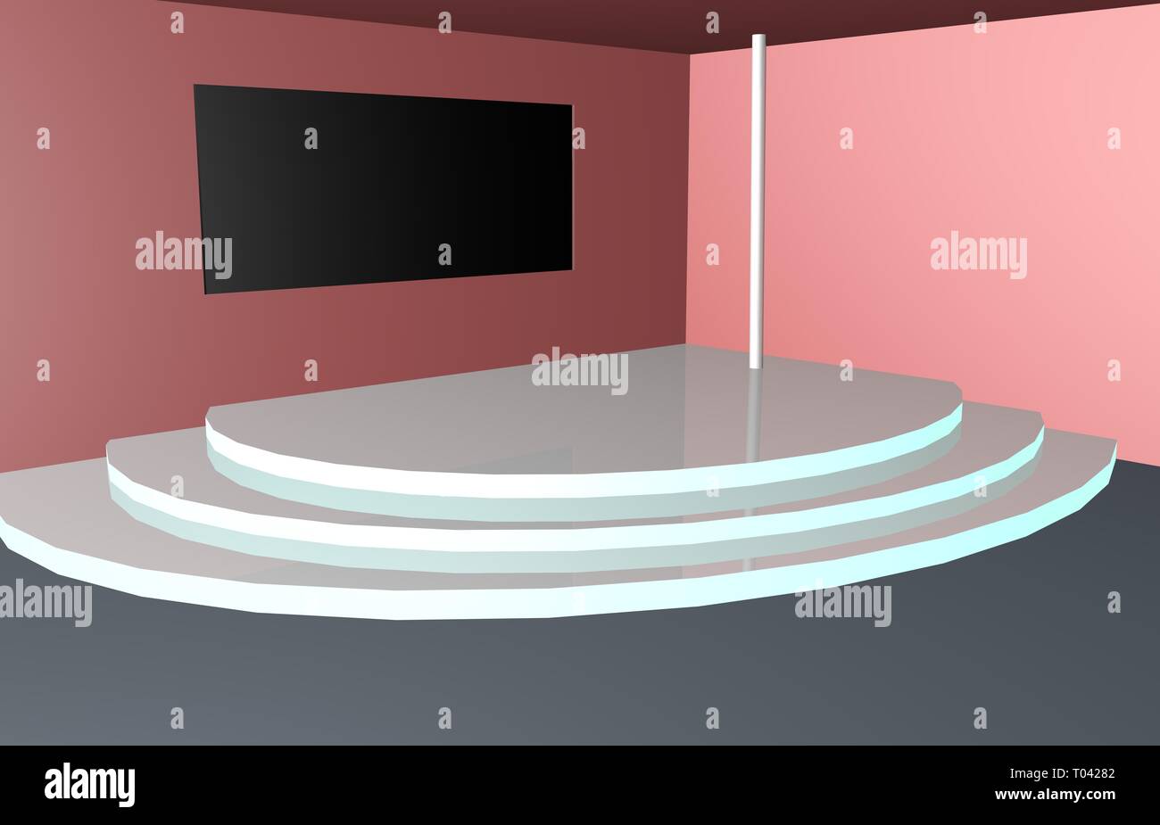 3d render flat screen tv hi-res stock photography and images - Alamy