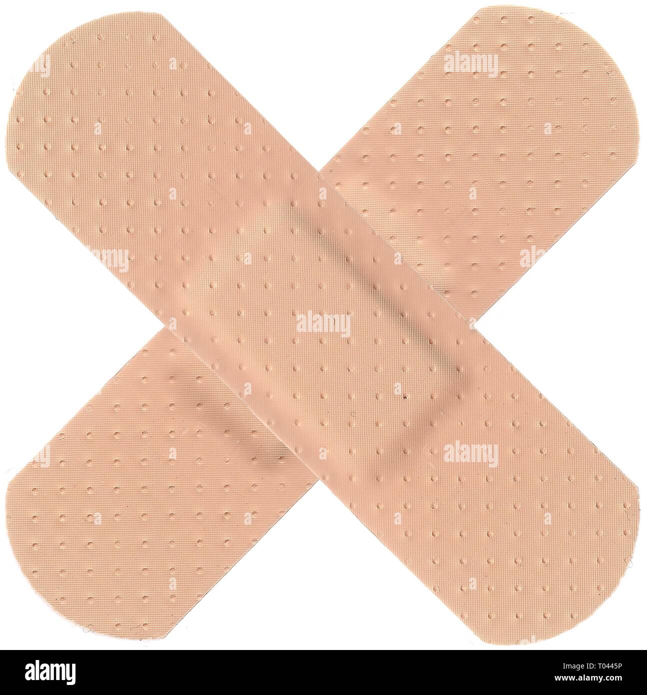 Strip of ADHESIVE BANDAGES PLASTER Stock Photo - Alamy