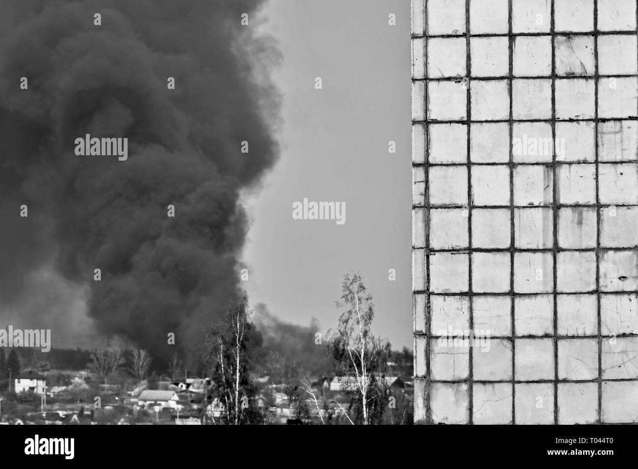 Problem of contamination Black and White Stock Photos & Images - Alamy