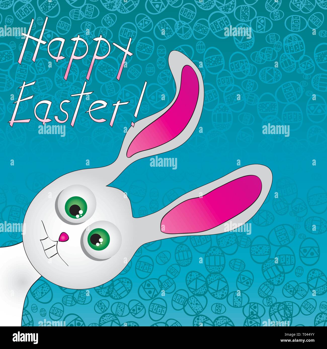 Easter card little toy Stock Vector Images - Alamy