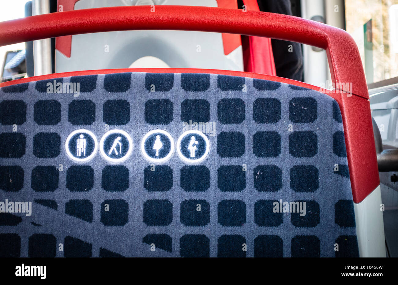 Priority seating public transport hi-res stock photography and images ...