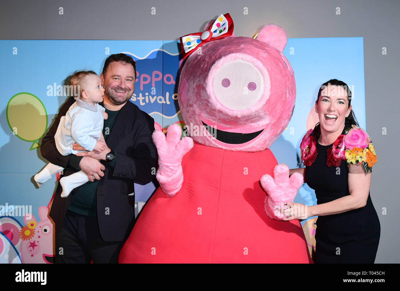 Tony Kent and Victoria Christian with Joseph arriving for the gala ...