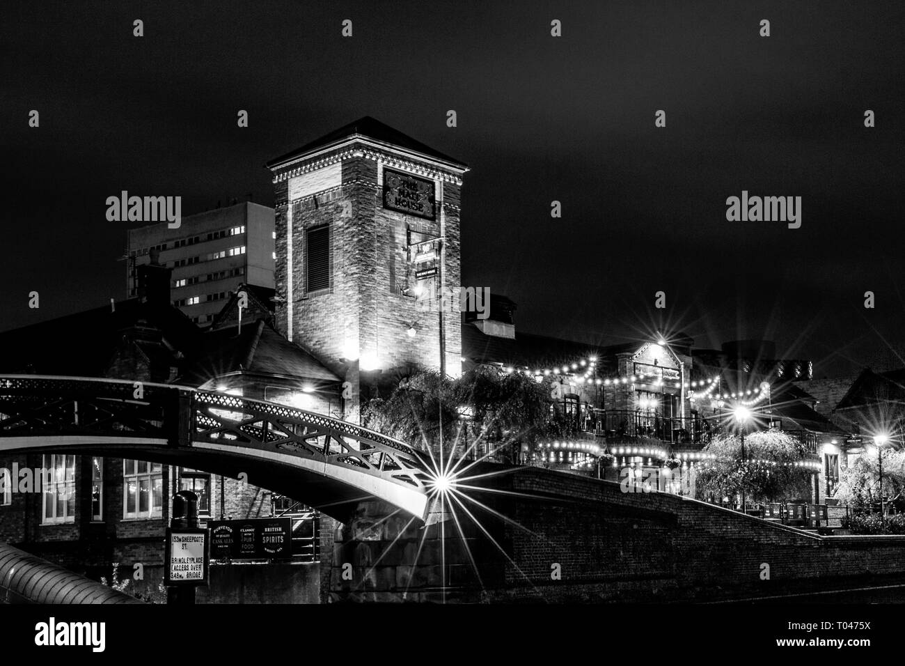 The Malt House at night Stock Photo - Alamy