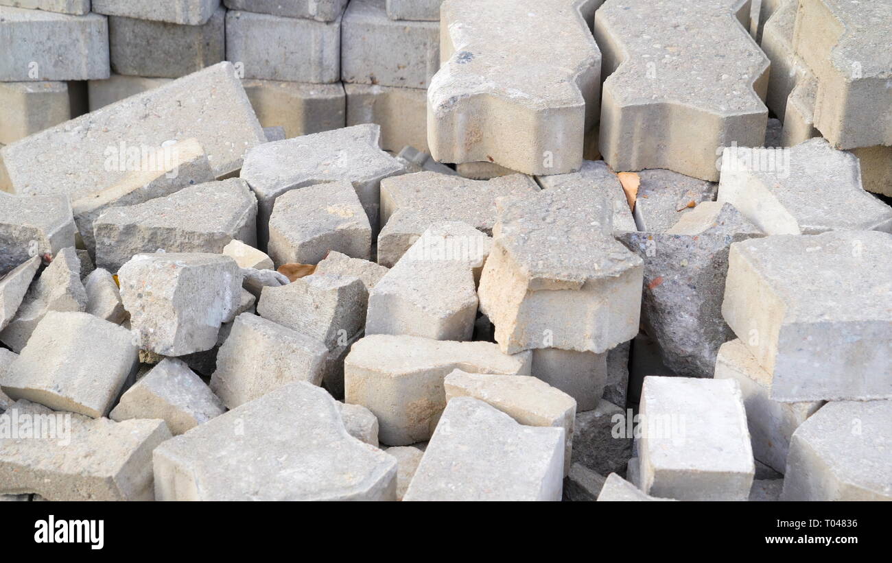 Bricks in different shapes and sizes hi-res stock photography and ...