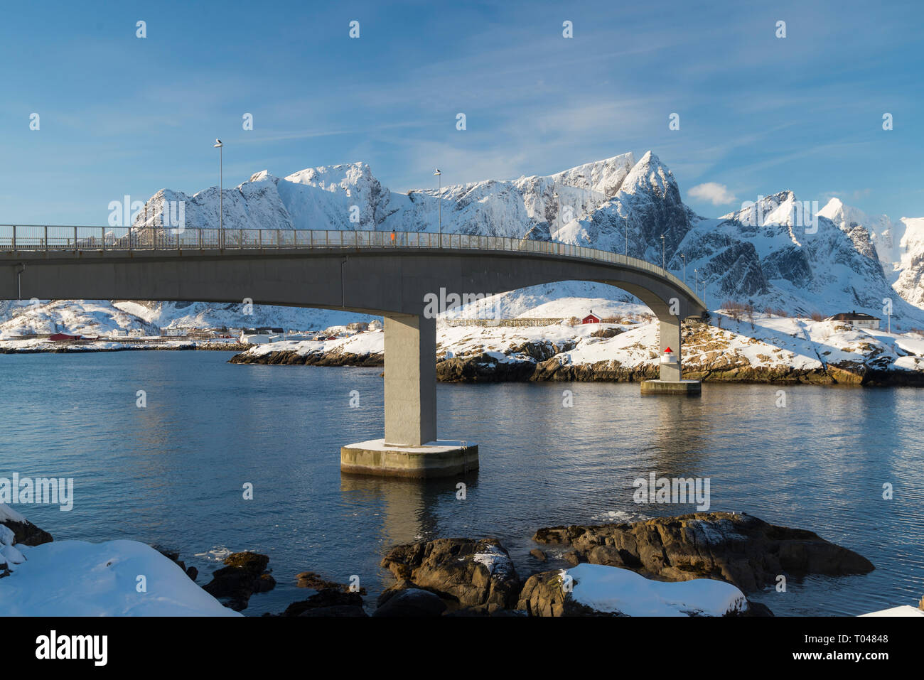 Bridge norway lofoten islands hi-res stock photography and images - Alamy