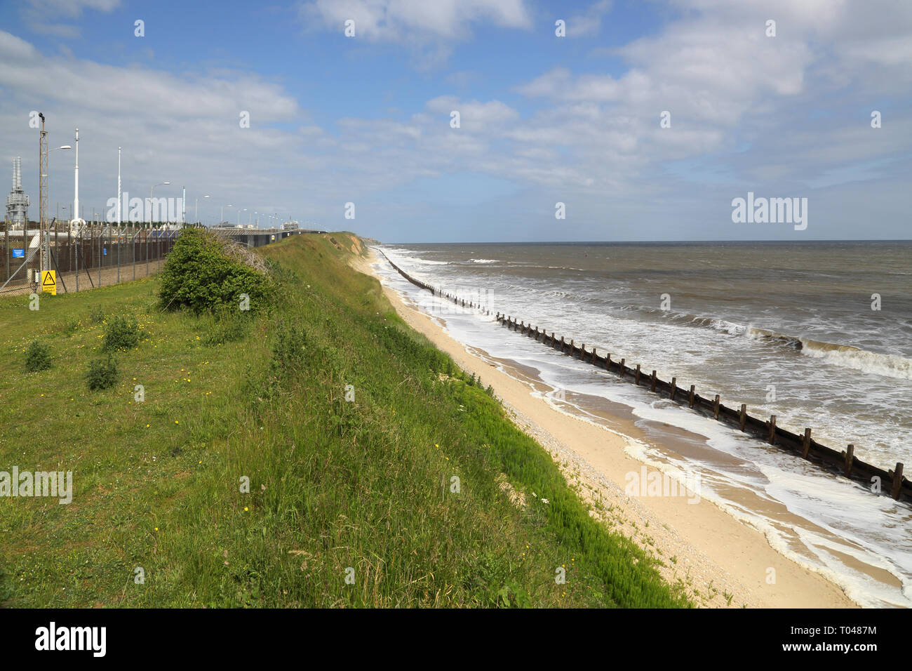 Bacton on sea hi-res stock photography and images - Alamy
