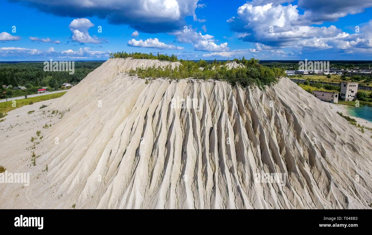 The limestone quarry in Rummu Vasalemma in Estonia it is like a ...