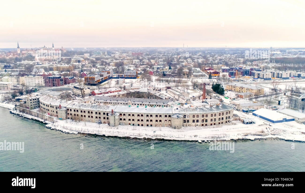 Old prison in snow hi-res stock photography and images - Alamy