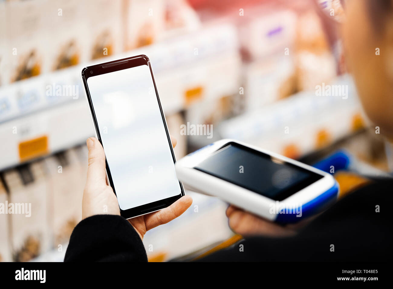 Supermarket Checkout Scan Stock Photos & Supermarket Checkout Scan ...